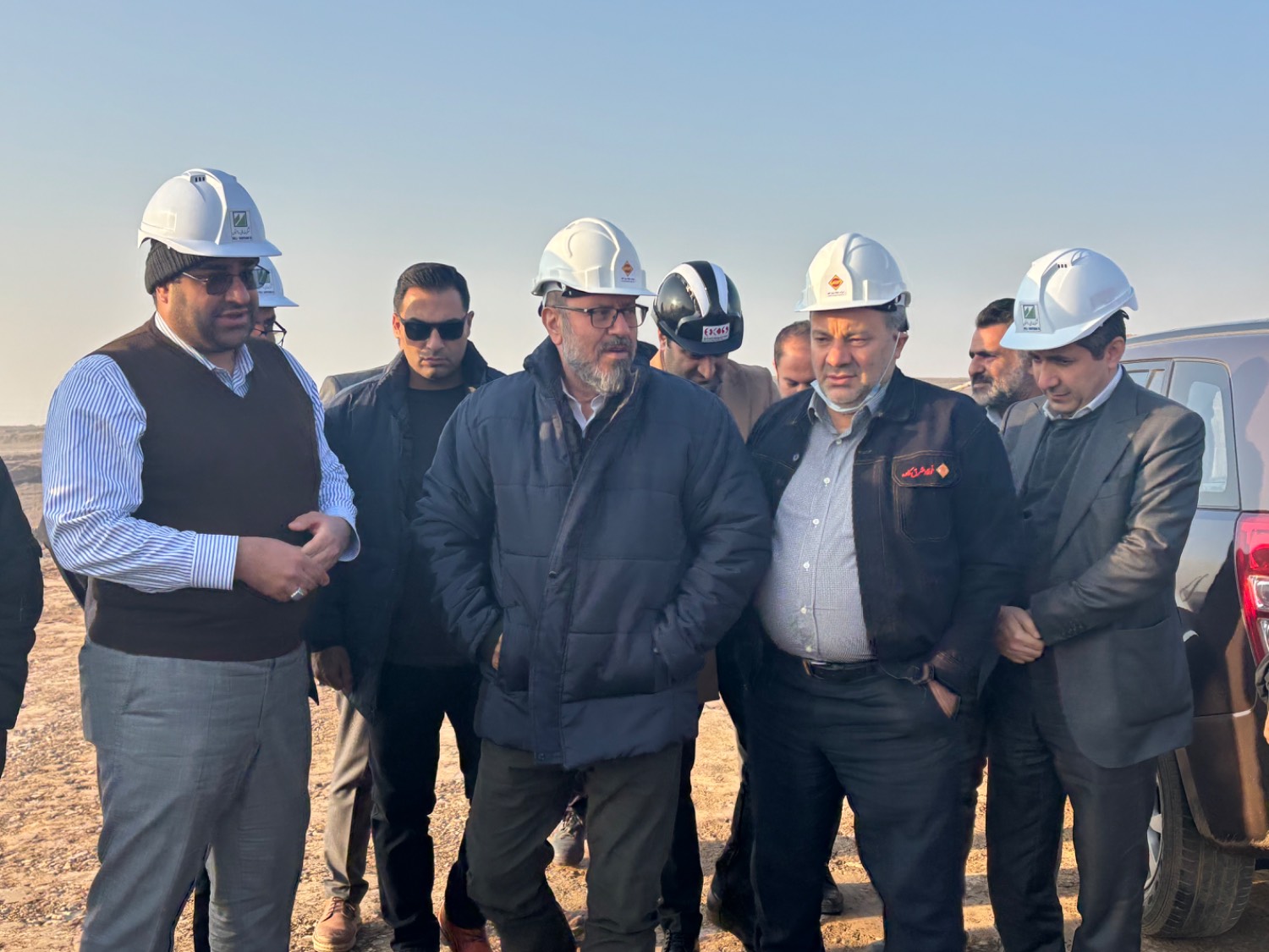 بازدید ریاست محترم بنیاد مستضعفان از پروژه فولاد کاوه شرق در تاریخ 21-9 ...